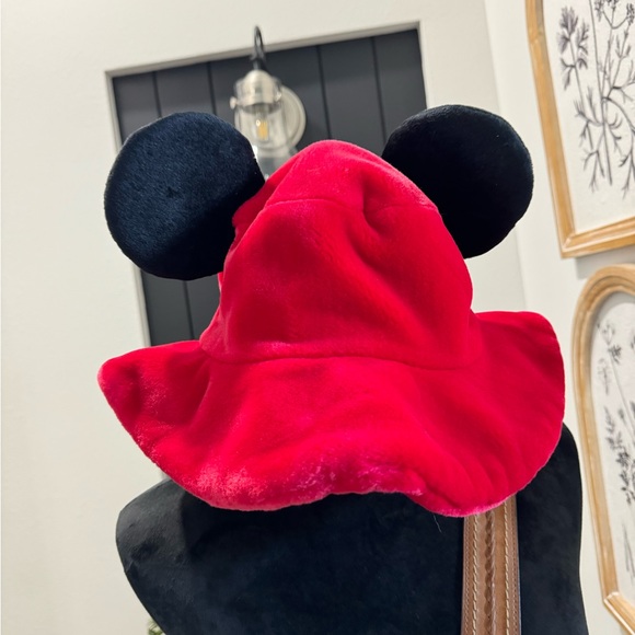 Disney | Accessories | Disneyland Resort Red Mickey Mouse Ears Bucket ...